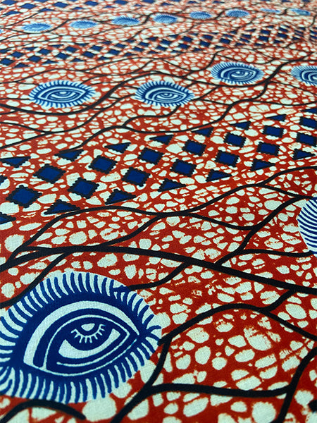 African Wax Prints - Ankara Fabric - UNDER HIS EYE – AFRICAN FABRICS ...