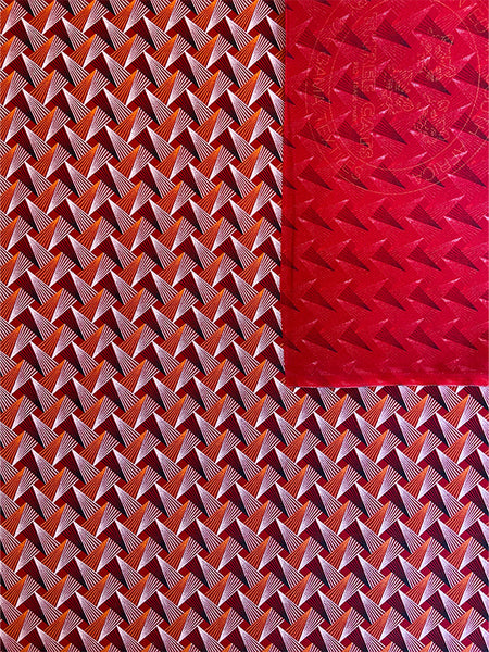 SHWE SHWE - UKUKHANYA - RED – AFRICAN FABRICS AUSTRALIA