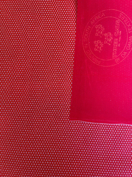 SHWE SHWE -KHUZANI - RED – AFRICAN FABRICS AUSTRALIA